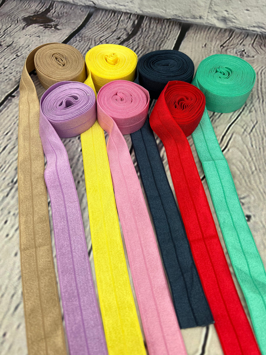 Fold Over Elastic - 1 Inch – Siah Swag Bags
