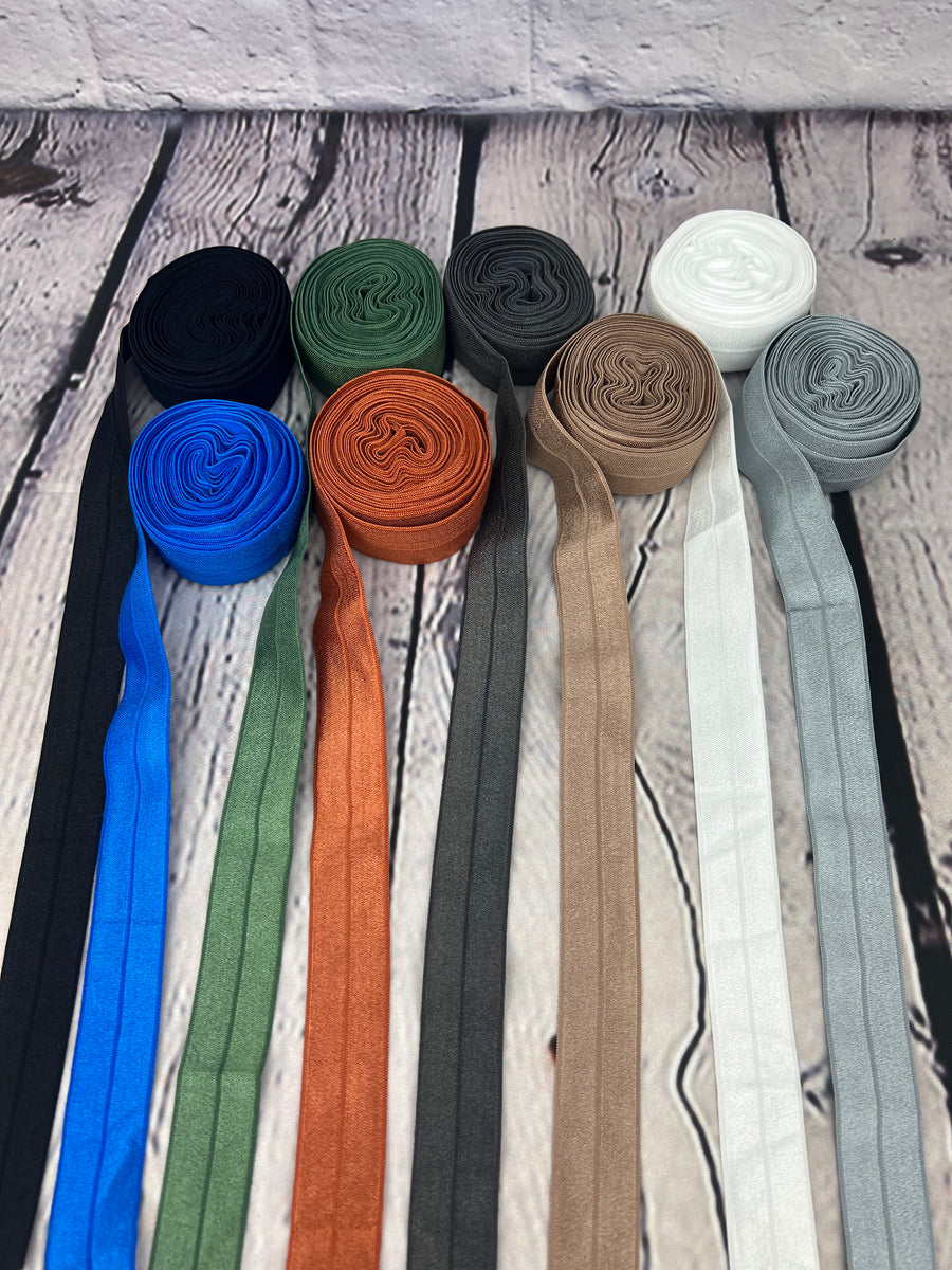 Fold Over Elastic - 1 Inch – Siah Swag Bags