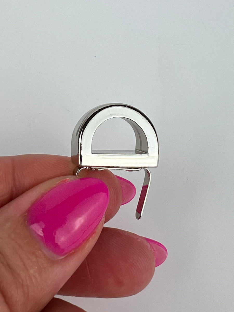 Small D-shape Prong Side Strap Connectors – Siah Swag Bags