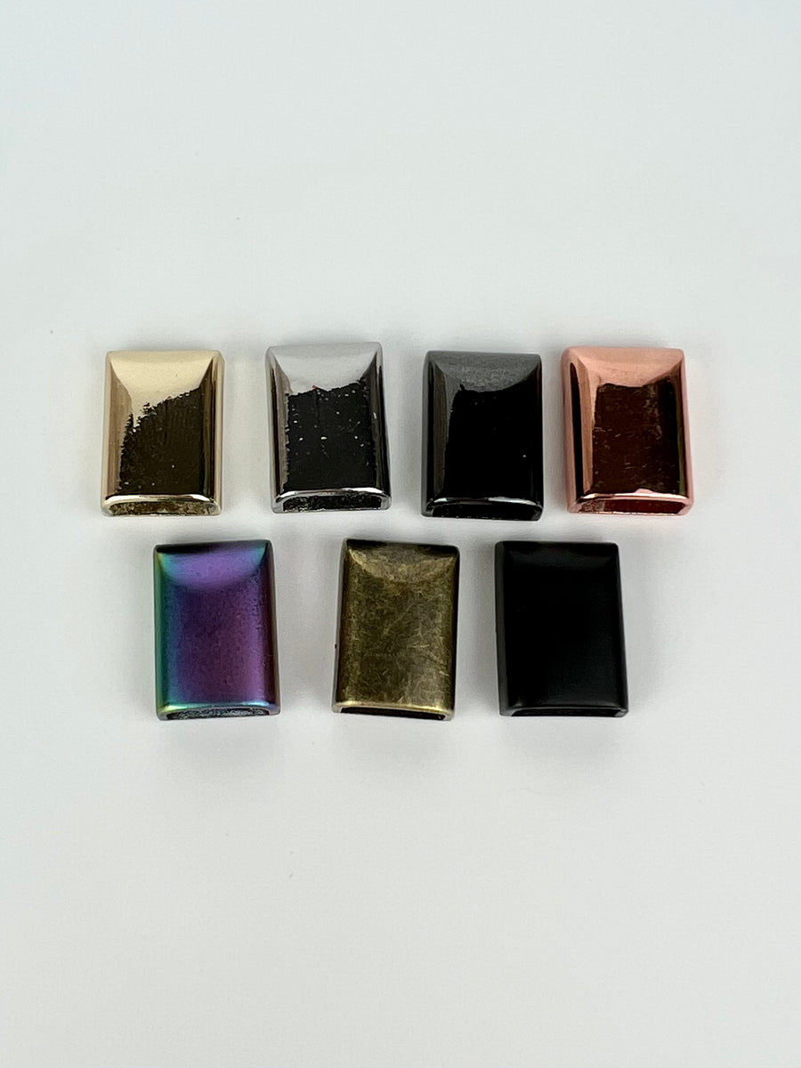 Square Zipper End Caps – Siah Swag Bags