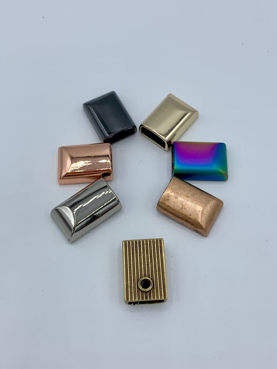 Square Zipper End Caps – Siah Swag Bags