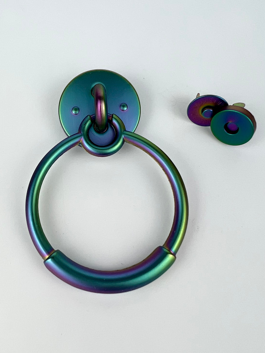 Large Circle Magnetic Locks – Siah Swag Bags